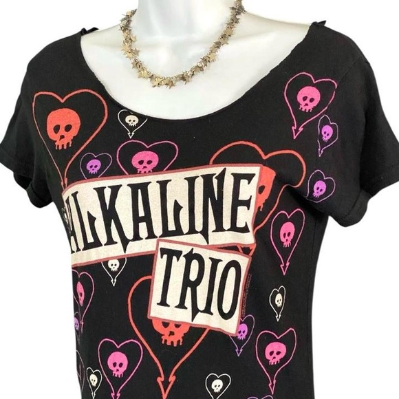Hot Topic | Tops | Vintage Y2k Alkaline Trio Babydoll Tee S Scene Punk ...